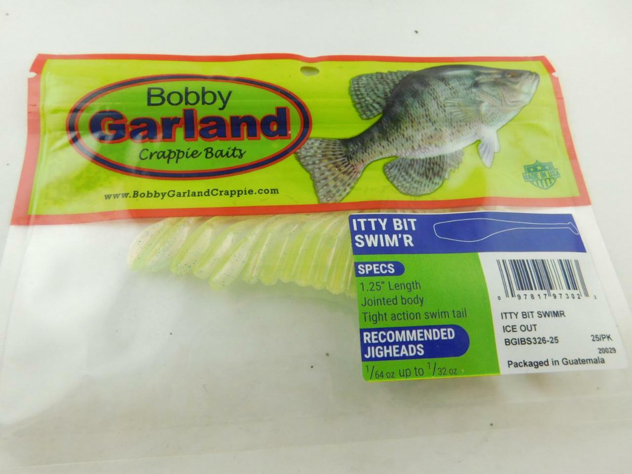 Bobby Garland Itty Bit Swim'r 1.25" Ibs326 Ice out 75ct for sale online ...