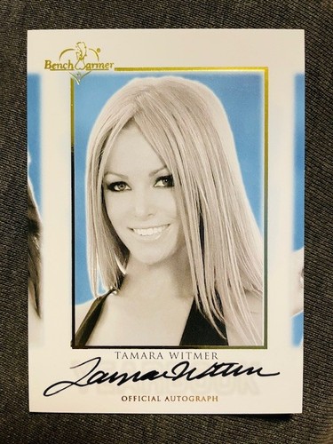 2015 Bench Warmer Signature Tamara Witmer Yearbook Auto Autograph Card ...