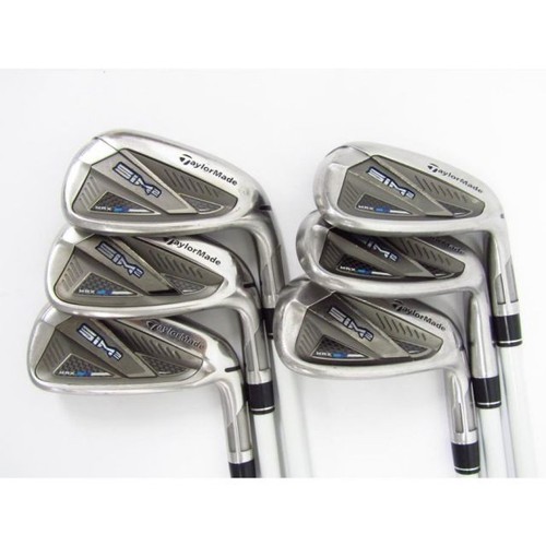 Women Taylormade SiM2 MAX Iron SET #7-pw-gw-sw 6pc Graphite TENSEI BLUE ...