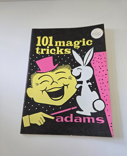 1960s 101 Magic Tricks Adams Co. Neptune, NJ Booklet Vintage | eBay