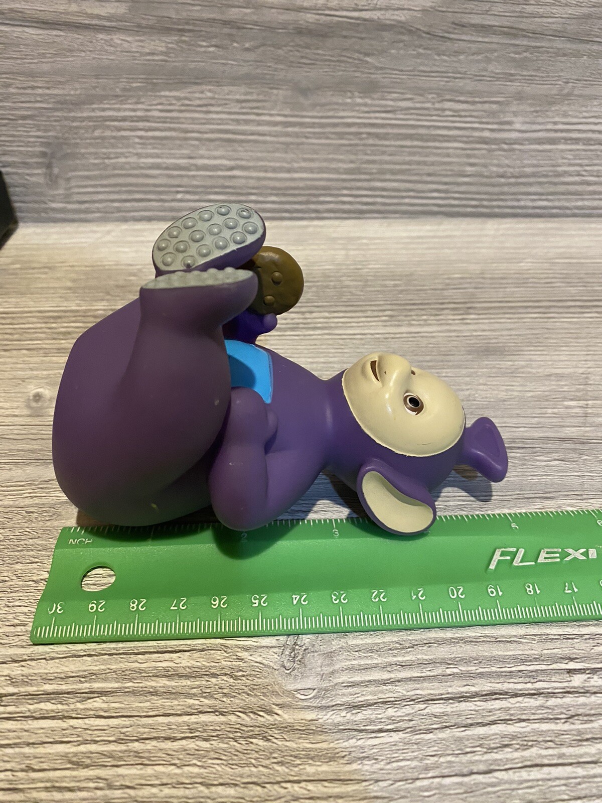 1998 Purple Teletubbie Teletubby Tinky Winky Hard Plastic Toy Figure ...