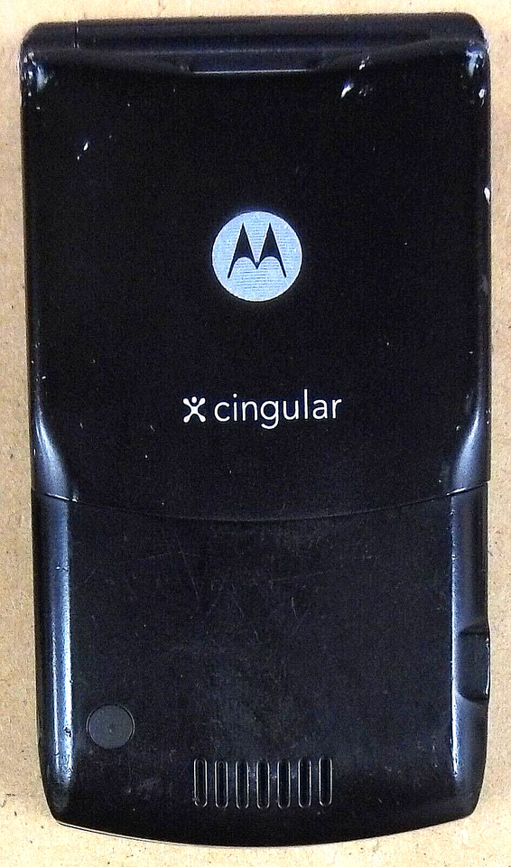 Motorola RAZR V3 - Black ( AT&T / Cingular ) Cellular Flip Phone ...