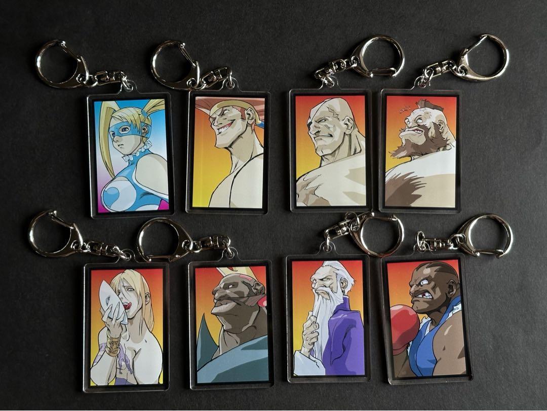 Street Fighter Acrylic Key Chain Set Of 8 | eBay