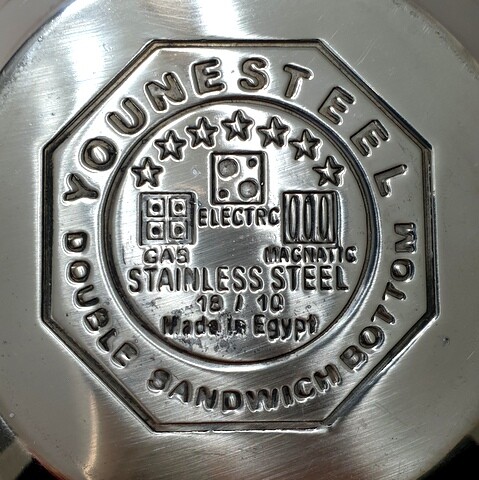 Beans Cooking Pot Stainless Steel Cookware Egyptian Damasa Double ...