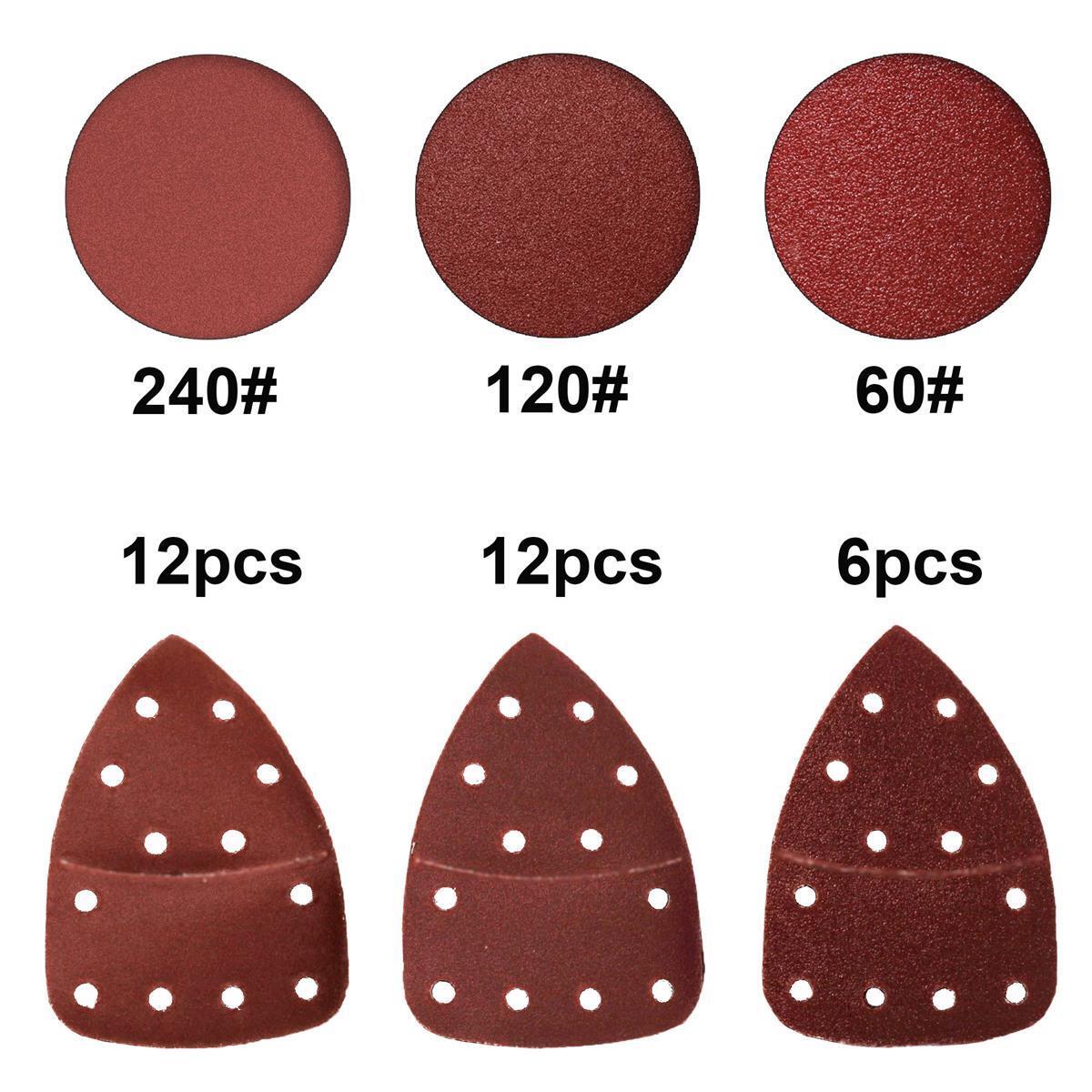 Klett-Schleifblätter Schleifpapier Parkside Multischleifer PMS 160 A1 ...