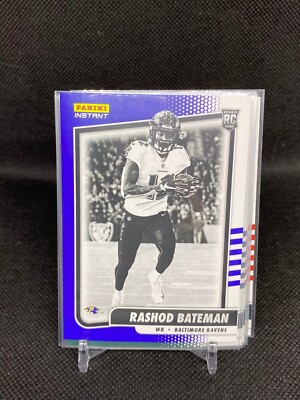 2021 Panini Instant Black and White Rookie /2728 Rashad Bateman | eBay