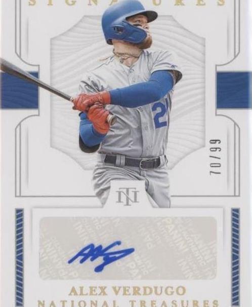 2019 Panini National Treasures - Signatures Alex Verdugo #S-AV Holo ...