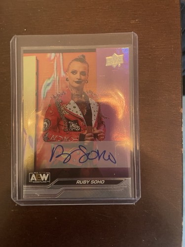 Ruby Soho 2024 AEW Upper Deck Auto All Elite Wrestling #12 Outcasts ...