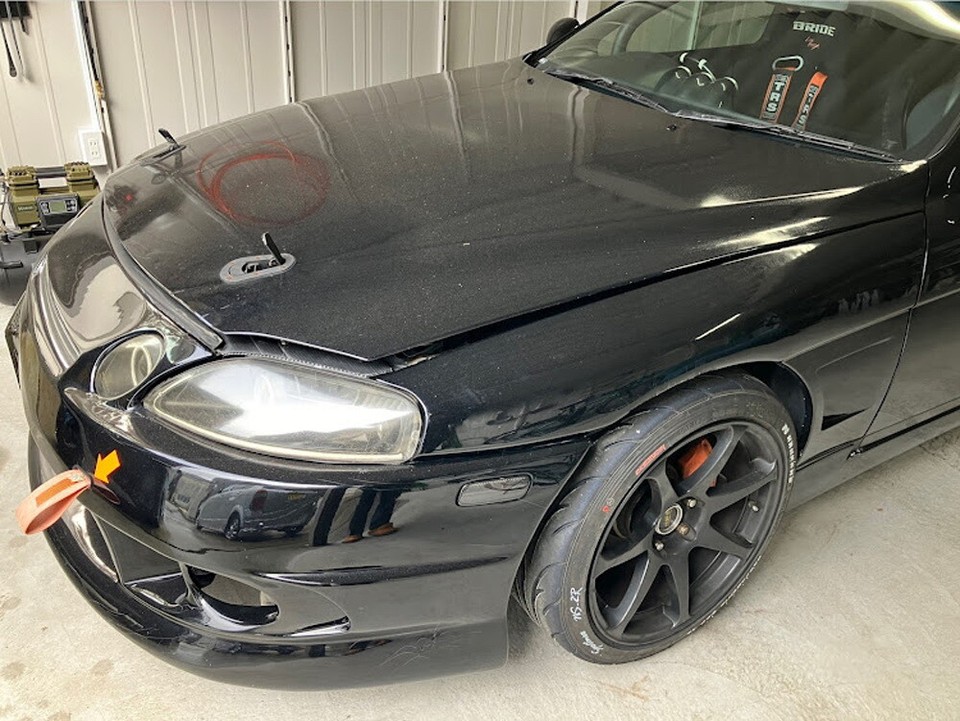 Smoked Lens White Full LED Side Marker Light Kit For Lexus 1992-2000 ...