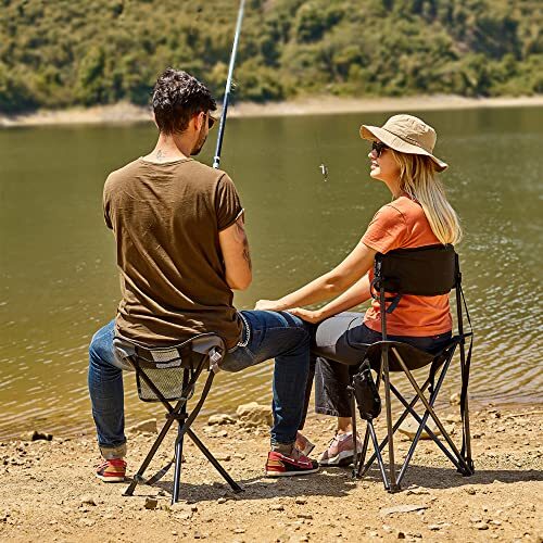 PORTAL Tall Slacker Chair Folding Tripod Stool for Outdoor Camping ...