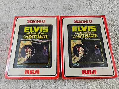 Elvis Presley- Aloha From Hawaii Via Satellite Vol. 1 & 2 QUAD 8-Tracks ...