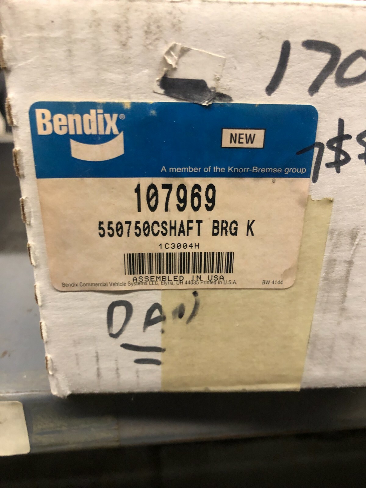 Bendix 107969 Compressor Shaft Bearing Kit - NEW for sale online | eBay