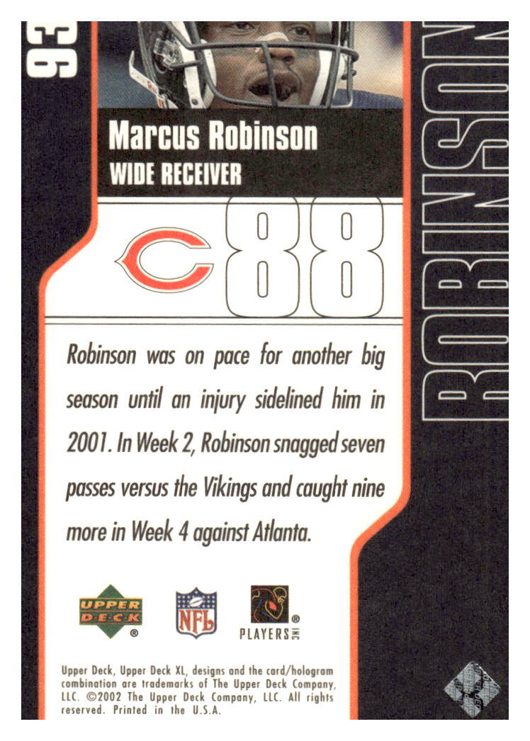 2002 Upper Deck XL - #93 Marcus Robinson for sale online | eBay