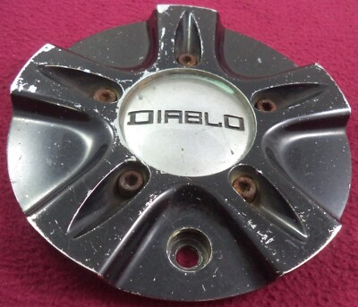 Diablo Wheels Black / Chrome Custom Wheel Center Cap # NCD0003 ...