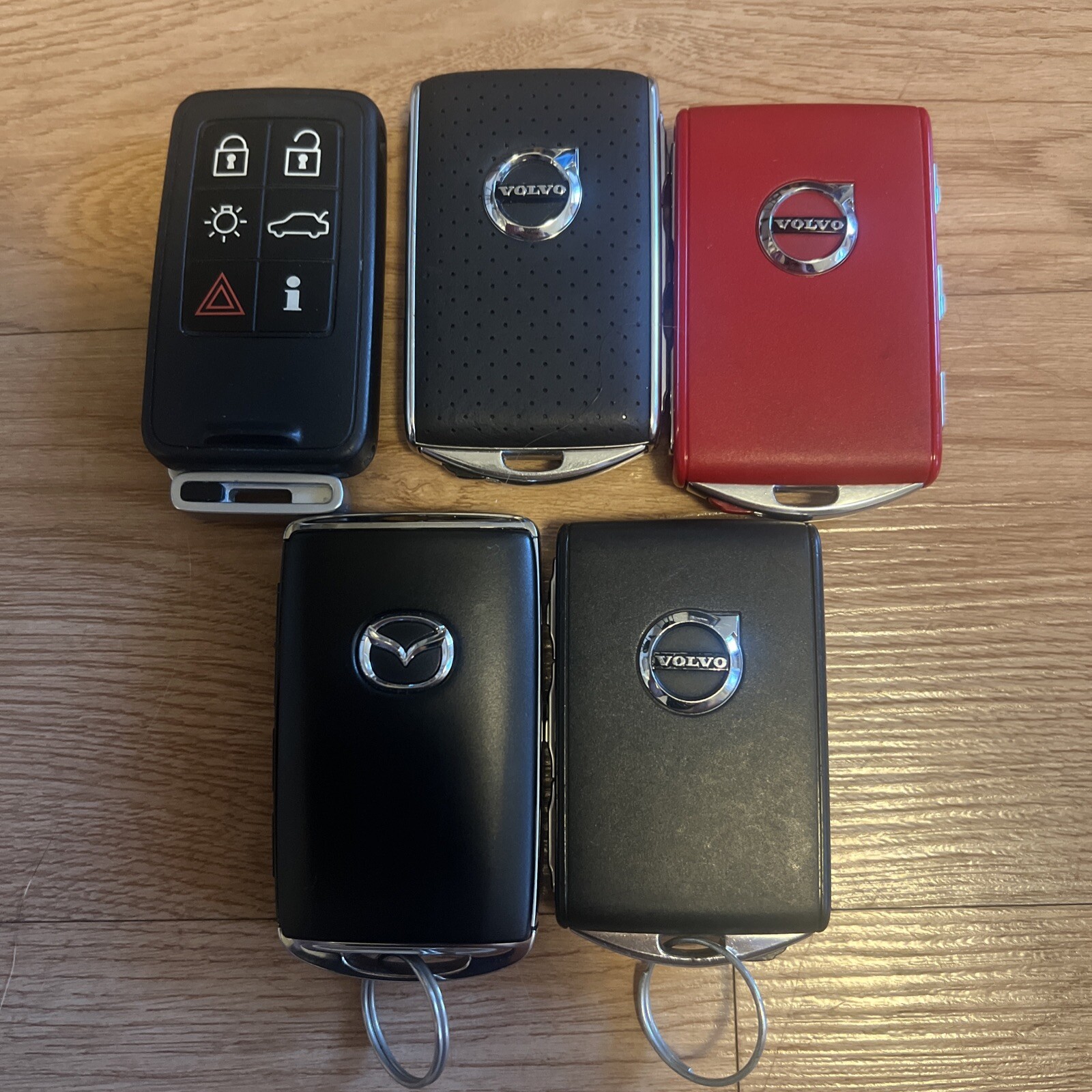 Lot OF 5 VOLVO remote prox smart remote key fob oem remotes | eBay