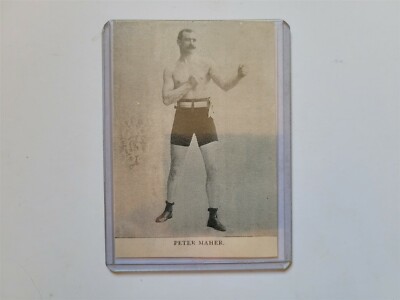 Peter Maher Ireland Boxer 1902 Spalding Boxing Illustration Panel VERY ...