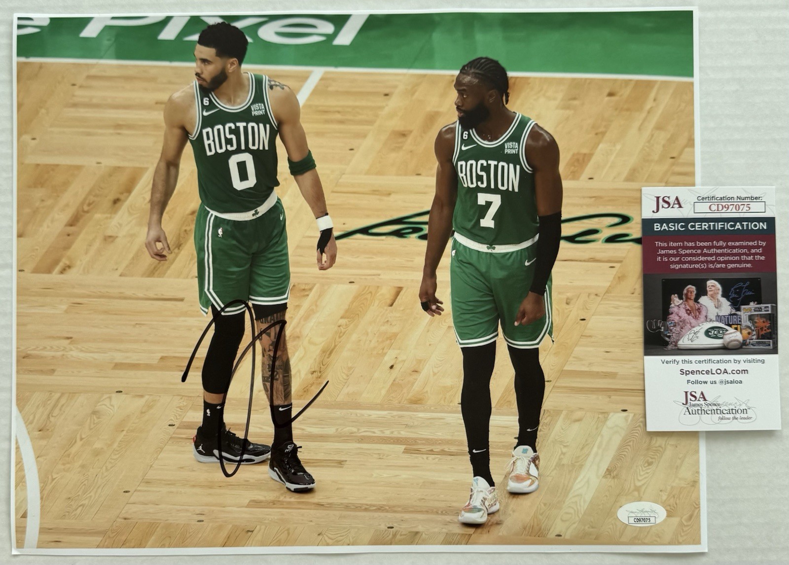 Jayson Tatum Autographed Memorabilia | Signed Photo, Jersey ...