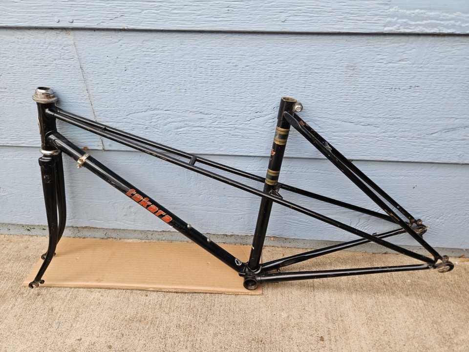 Vintage 1982 Takara Mixte Road Bike Frame 49cm Lugged Steel made in ...
