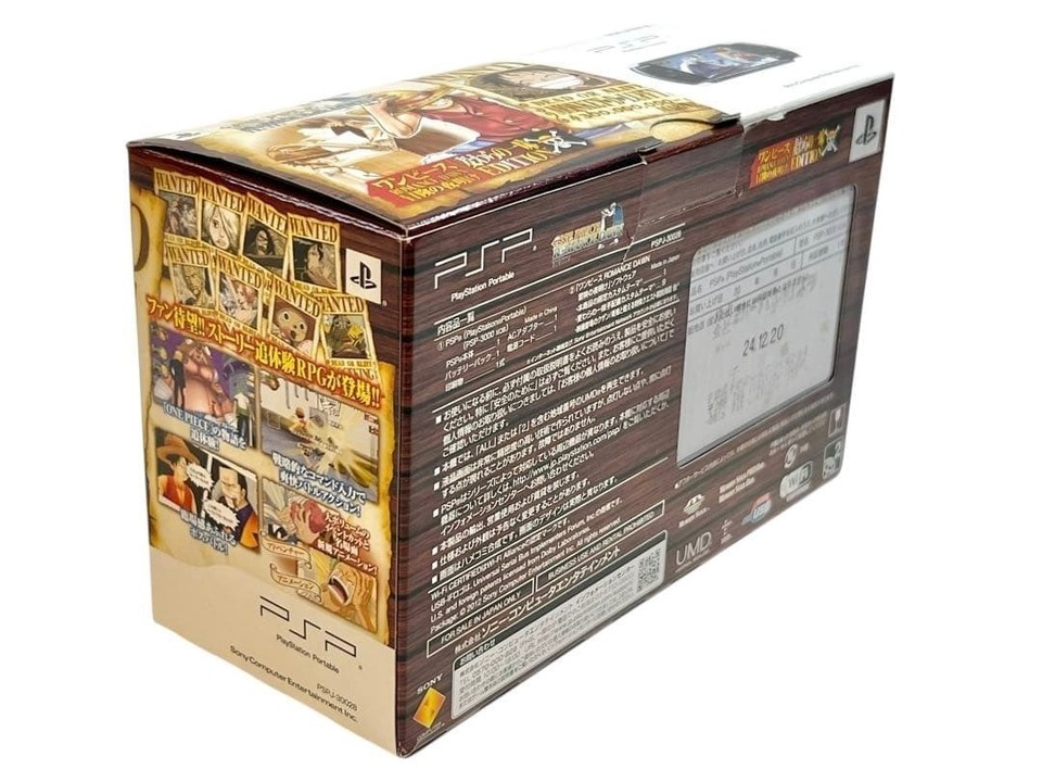 PSP console One Piece Straw Hat Crew Japan Unused BOX Instruction ...