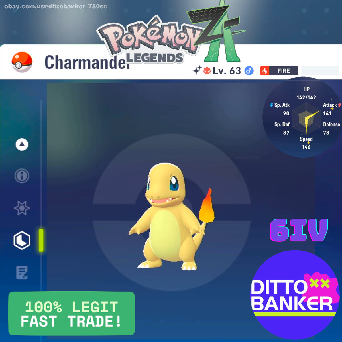 Shiny Charmander Line