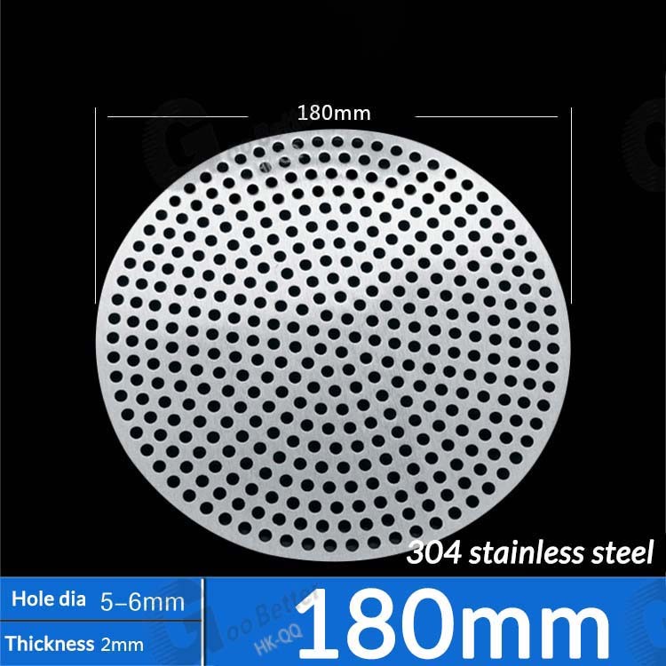 Round Gully Grid Grate Stainless Steel Drain Leaf Guard Cover Downpipe ...