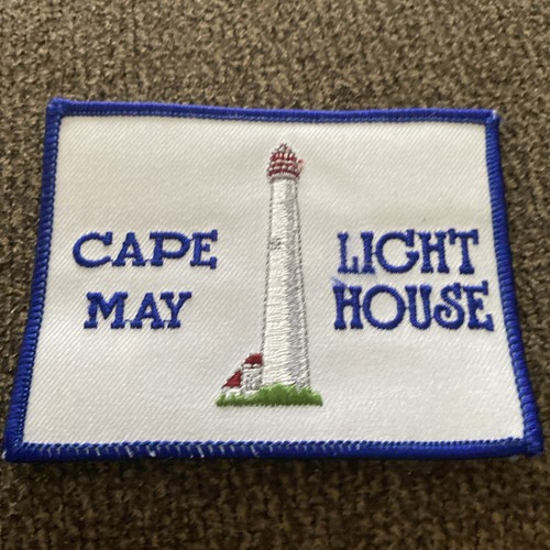 VTG CAPE MAY LIGHTHOUSE Souvenir Iron On Patch | eBay