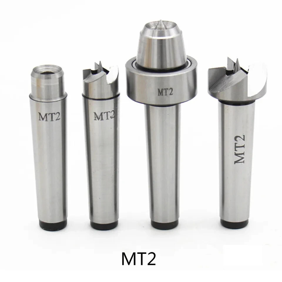4PCS MT2 Wood Lathe Live Center Drive Spur Cup MT2 Arbor | eBay