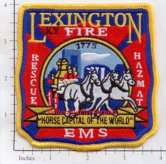 Kentucky - Lexington KY Fire Dept Patch | eBay