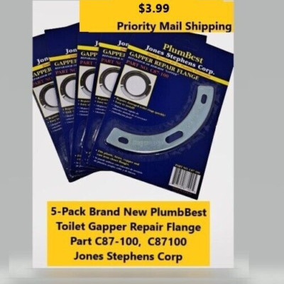 5-Pack JONES STEPHENS PlumBest C87100/C87-100 Toilet Gapper Repair ...