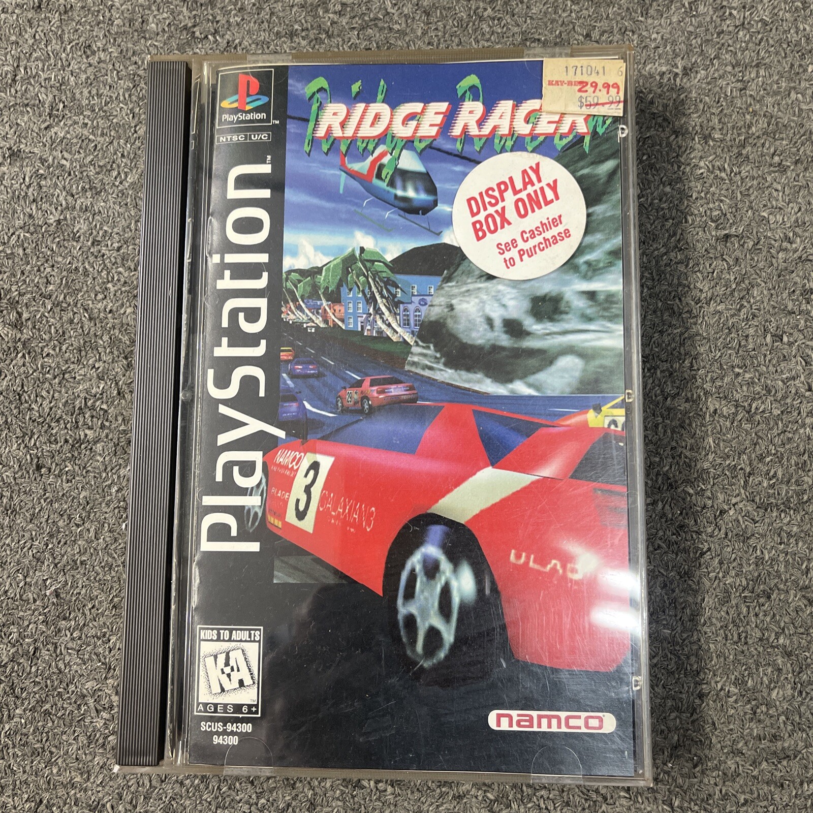 Ridge Racer Sony PlayStation 1 PS1 Long Box Complete CIB W ...