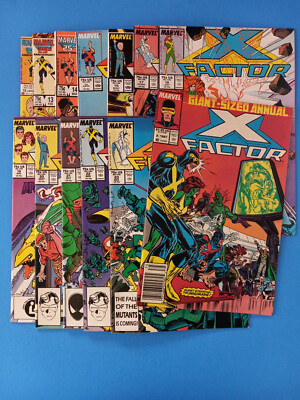 X-Factor 1987 Jan #12 to Dec #23 + annual 2. Every X-Factor comic made ...