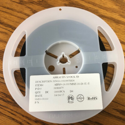 New Full Reel (1,000pcs) ABM9-16.000MHZ-10-D-1U-T Abracon | eBay