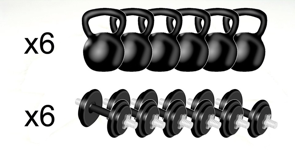 Gym Weights Bunting Birthday Events Party Decorations 12pcs / 2.5m ...