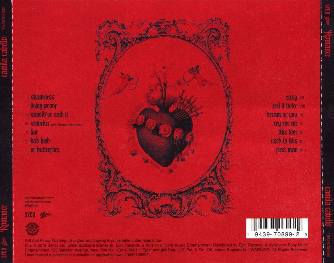 Romance by Cabello, Camila (CD, 2019) for sale online | eBay