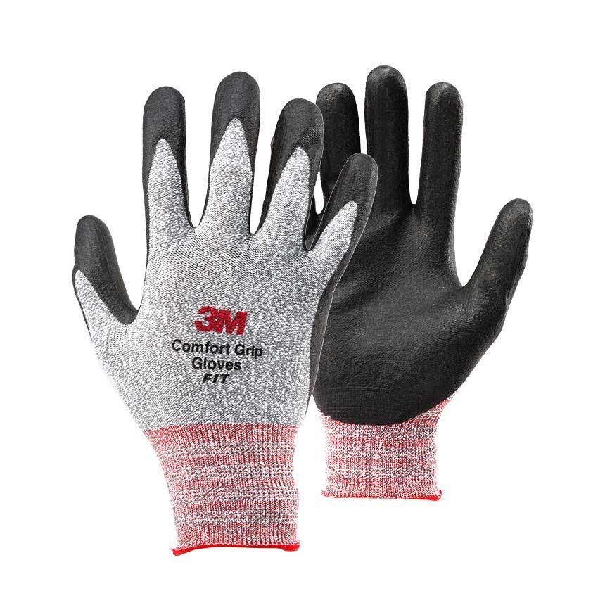 2 pairs 3M Comfort Grip Fit Gloves Shape-memory Work Glove Builder ...