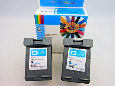 HP662XL Black Inkjet Cartridge for HP Deskjet 4666 4645 3565 3545 3515 ...