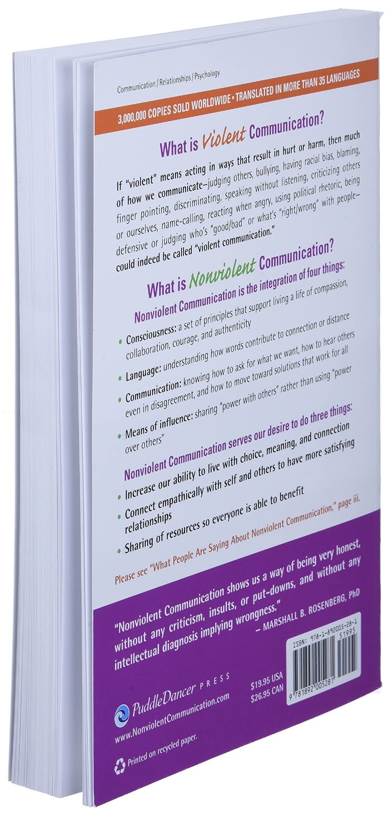 Nonviolent Communication Guides: Nonviolent Communication: a Language ...
