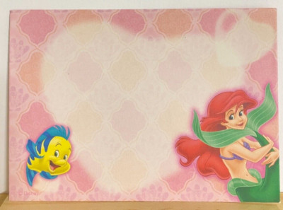 Ariel Flounder The Little Mermaid Disney Fan Limited Envelope Japanese ...