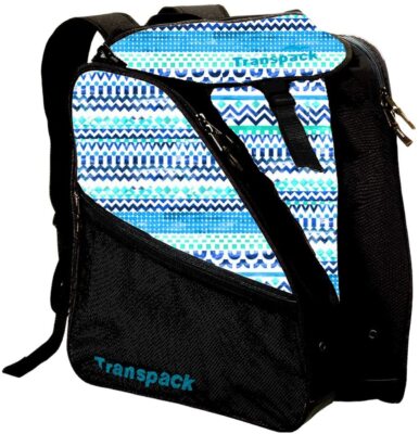 Transpack XTW Boot Bag - Blue/Green Aztec | eBay