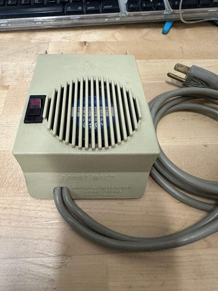 Apple Macintosh FANNY MAC System Saver FAN Mac 512K Plus | eBay