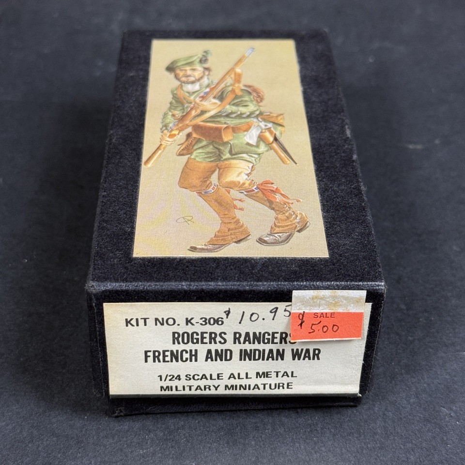 Rogers Rangers French & Indian War No. K-306 1/24 Scale Metal Military ...
