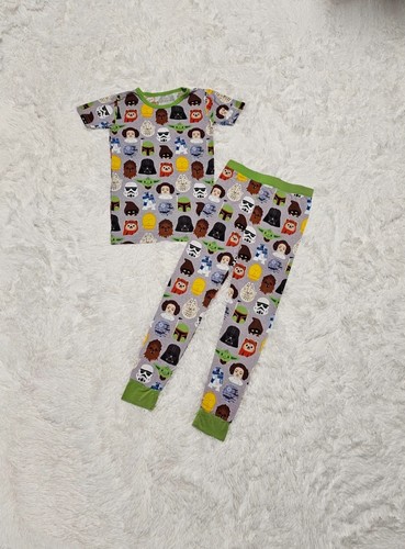 Little Sleepies STAR WARS LEGEND OF THE GALAXY Two Piece Pajamas SIZE 7 ...