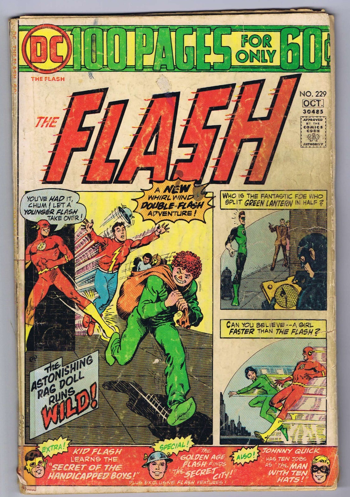 Flash Vintage Comics Low Grade Reader Lot 1960's/1970's/1980's Comics ...