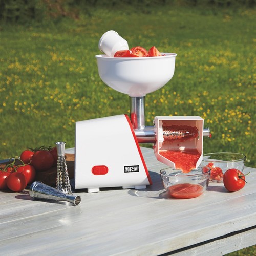 WESTON Electric Tomato Strainer Mill Salsa Fruit Vegetable press model ...