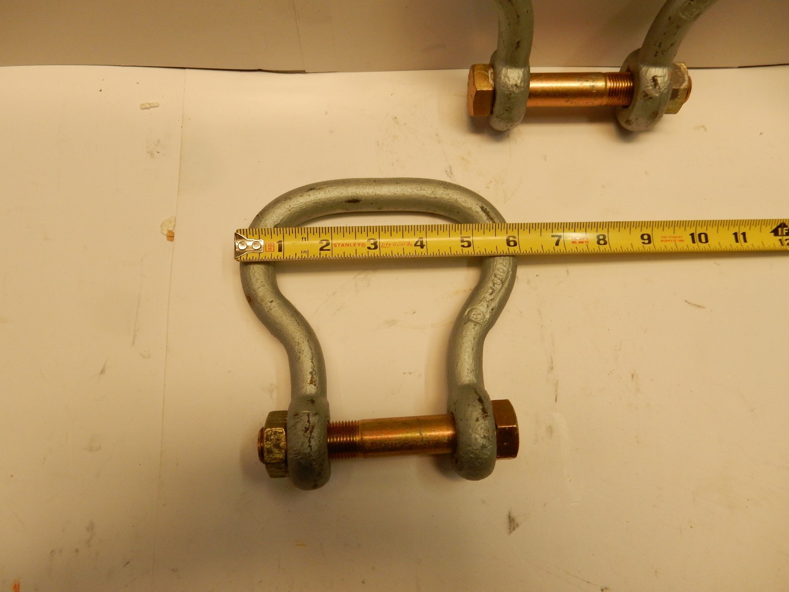 MILITARY SHACKLE NOS 3/4" MS70087-2 4030-00-678-8562 20,000LBS LOT OF 2 ...