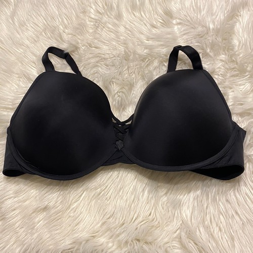 Torrid 44DDD Bra Black 360 Back Smoothing Push-Up Plunge Underwire Back ...