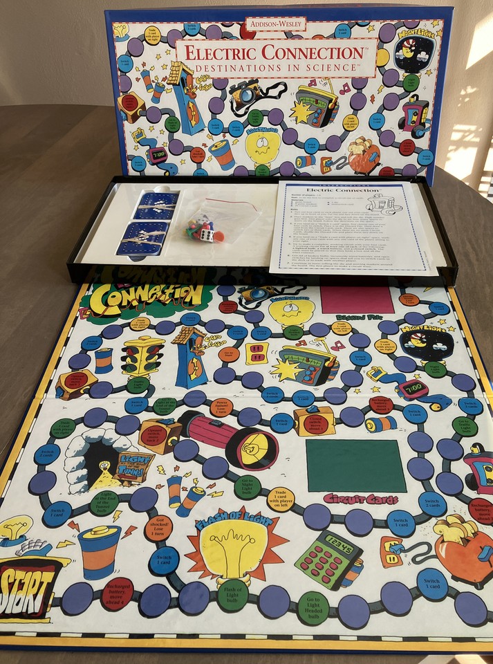 ADDISON WESLEY THE ELECTRIC CONNECTION SCIENCE BOARD GAME | eBay