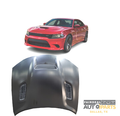 **DODGE CHARGER RED EYE HOOD 3 SCOOPS ALUMINIUM 68529909AA 2015 2016 ...
