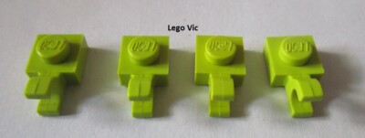 Lego 6019 x4 Plate 1x1 with U Clip Medium Lime du Belville 5964 MOC ...