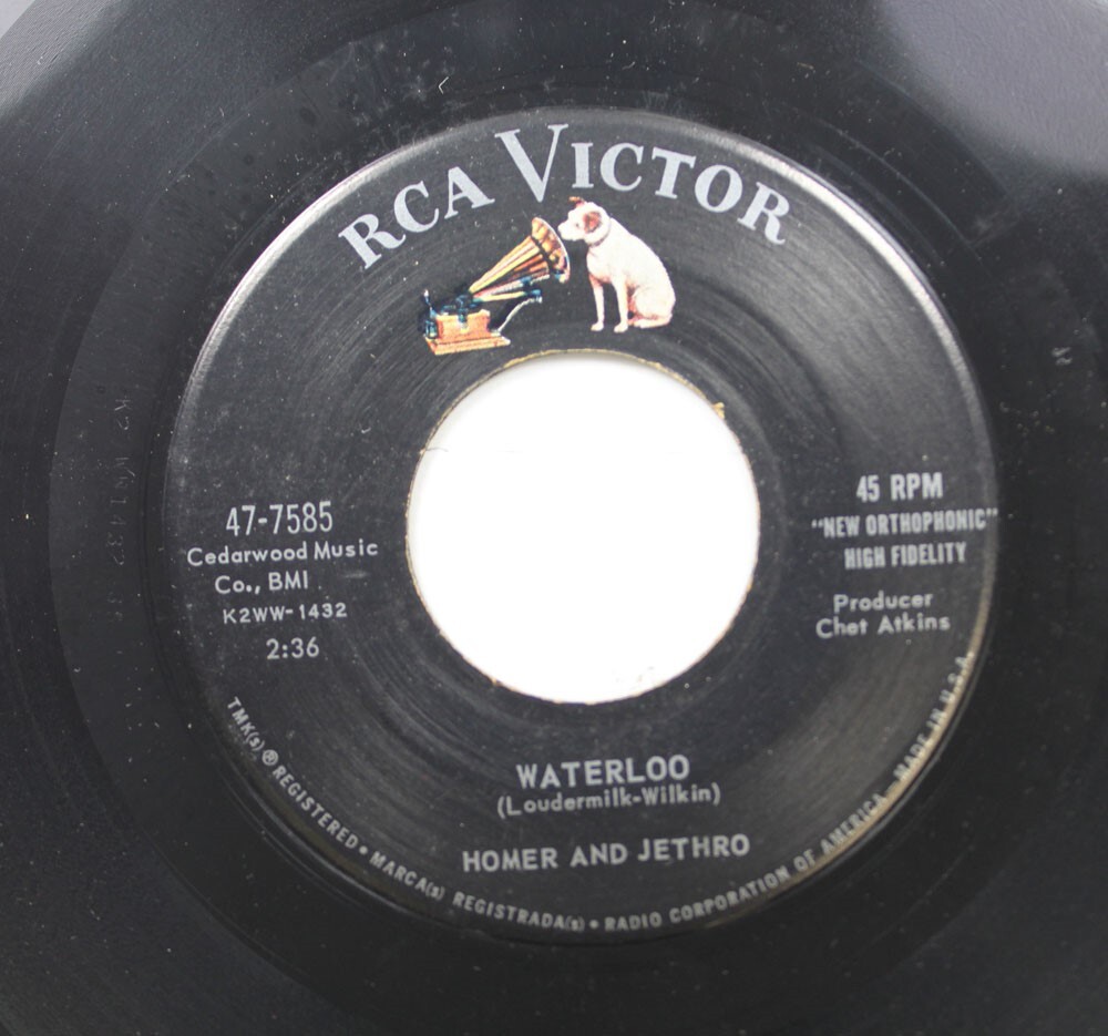 Country 45 Homer And Jethro - Waterloo / The Battle Of Kookamonga On ...